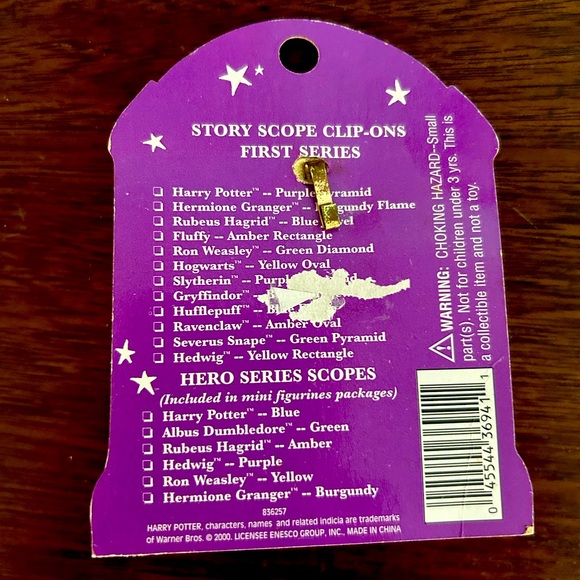 Warner Bros. | Accessories | Harry Potter Story Scope On Purple Pyramid ...